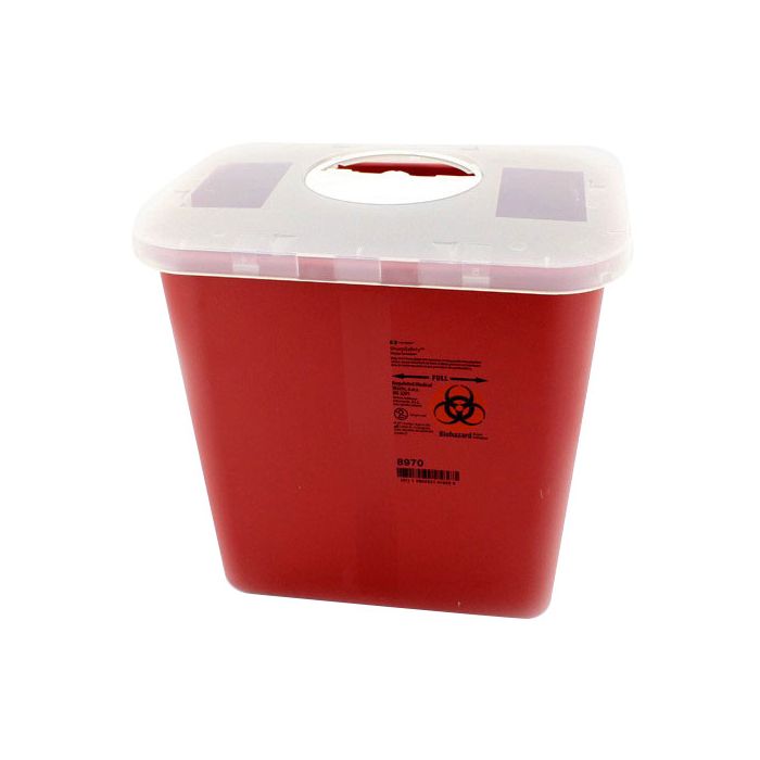 2 Gallon Red Container - Locking Rotor Lid